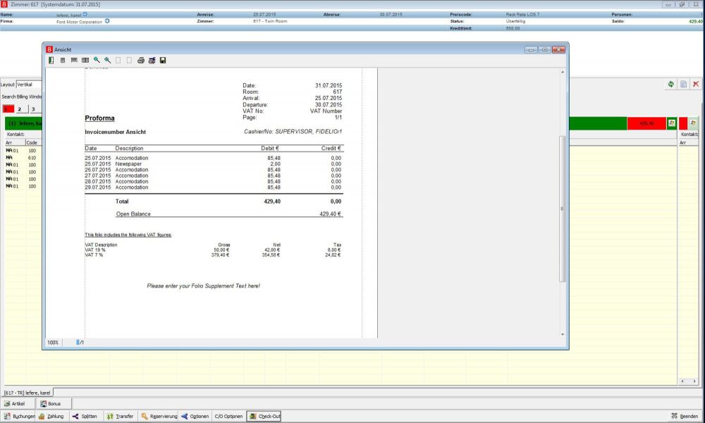 Oracle Hospitality Suite8 Property Management System (PMS) - Produkte ...